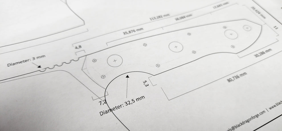 Full Tang Cleaver Designs – Black Dragon Forge
