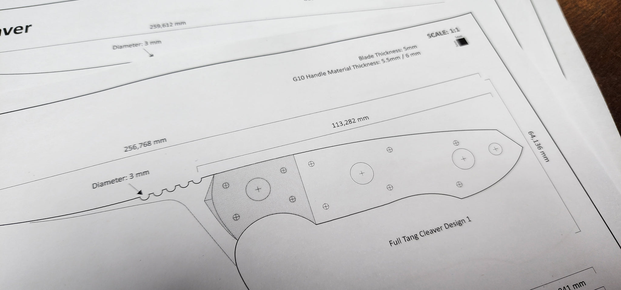 Full Tang Cleaver Designs – Black Dragon Forge