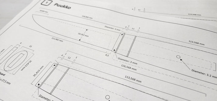 Puukko Design Template – Black Dragon Forge
