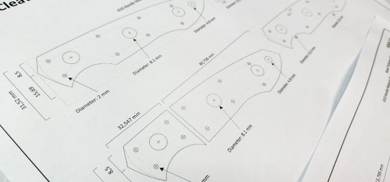 Mini Cleaver Design – Black Dragon Forge