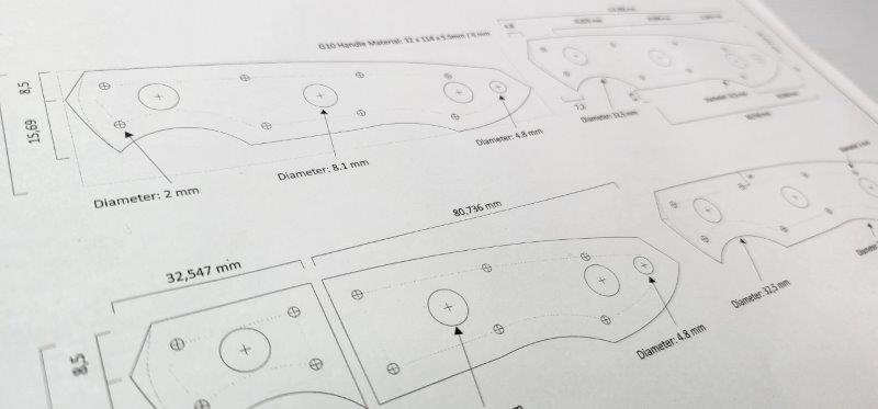 Mini Cleaver Design – Black Dragon Forge