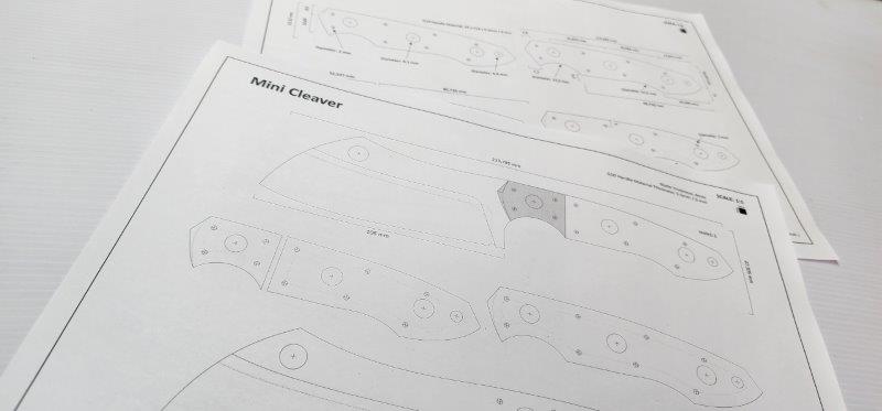 Mini Cleaver Design – Black Dragon Forge