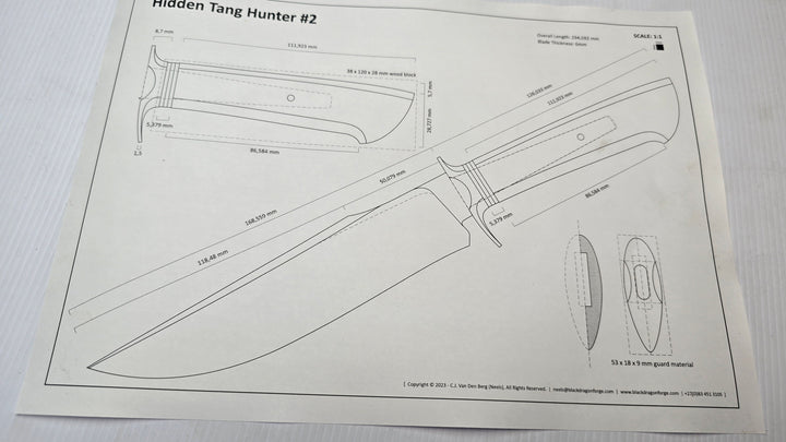 Knife Design Blueprints – Black Dragon Forge