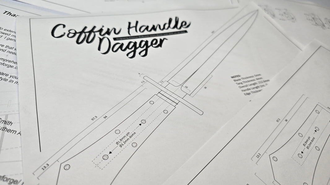 Hidden Tang Knife Designs / Blueprints – Black Dragon Forge