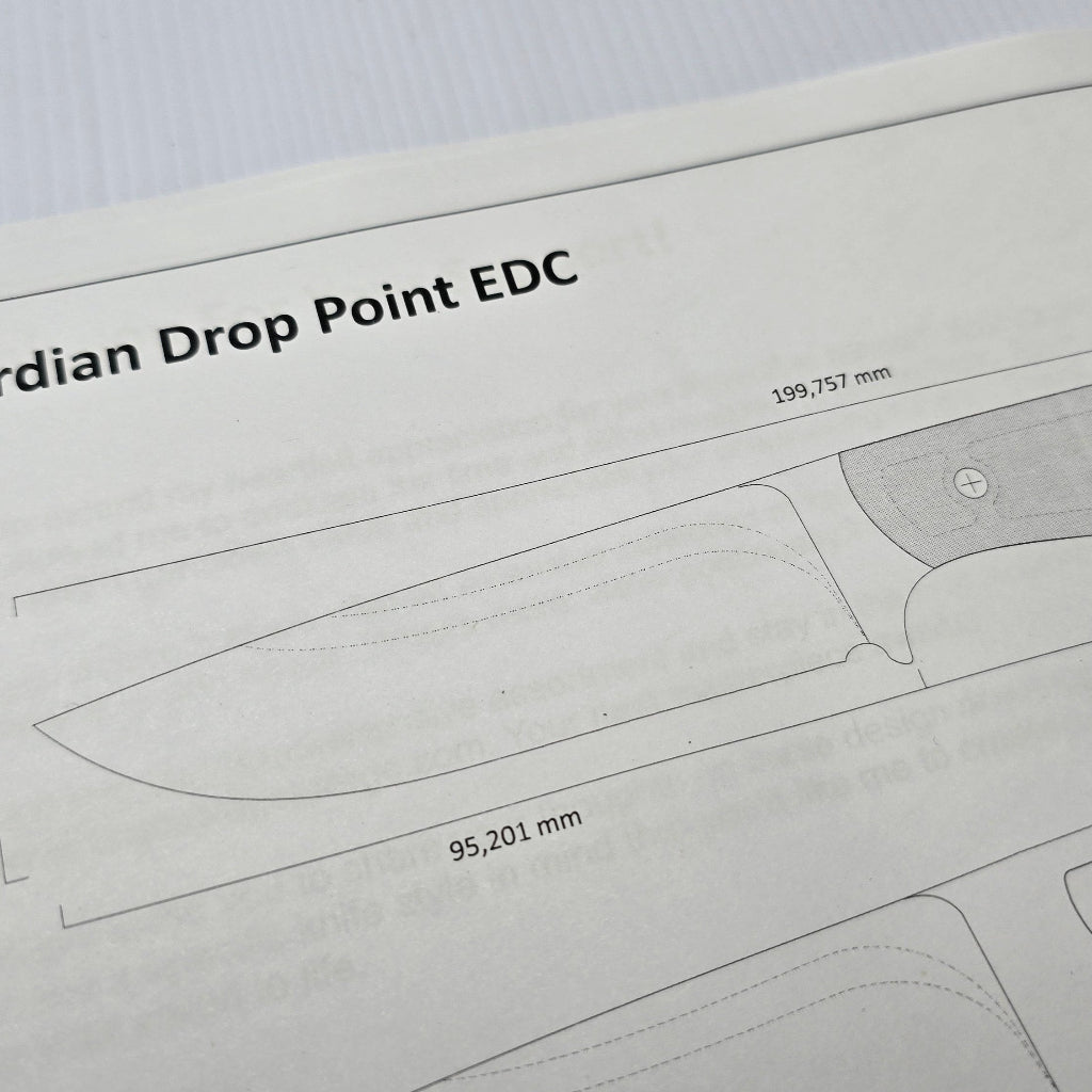 Guardian Drop Point EDC – Black Dragon Forge