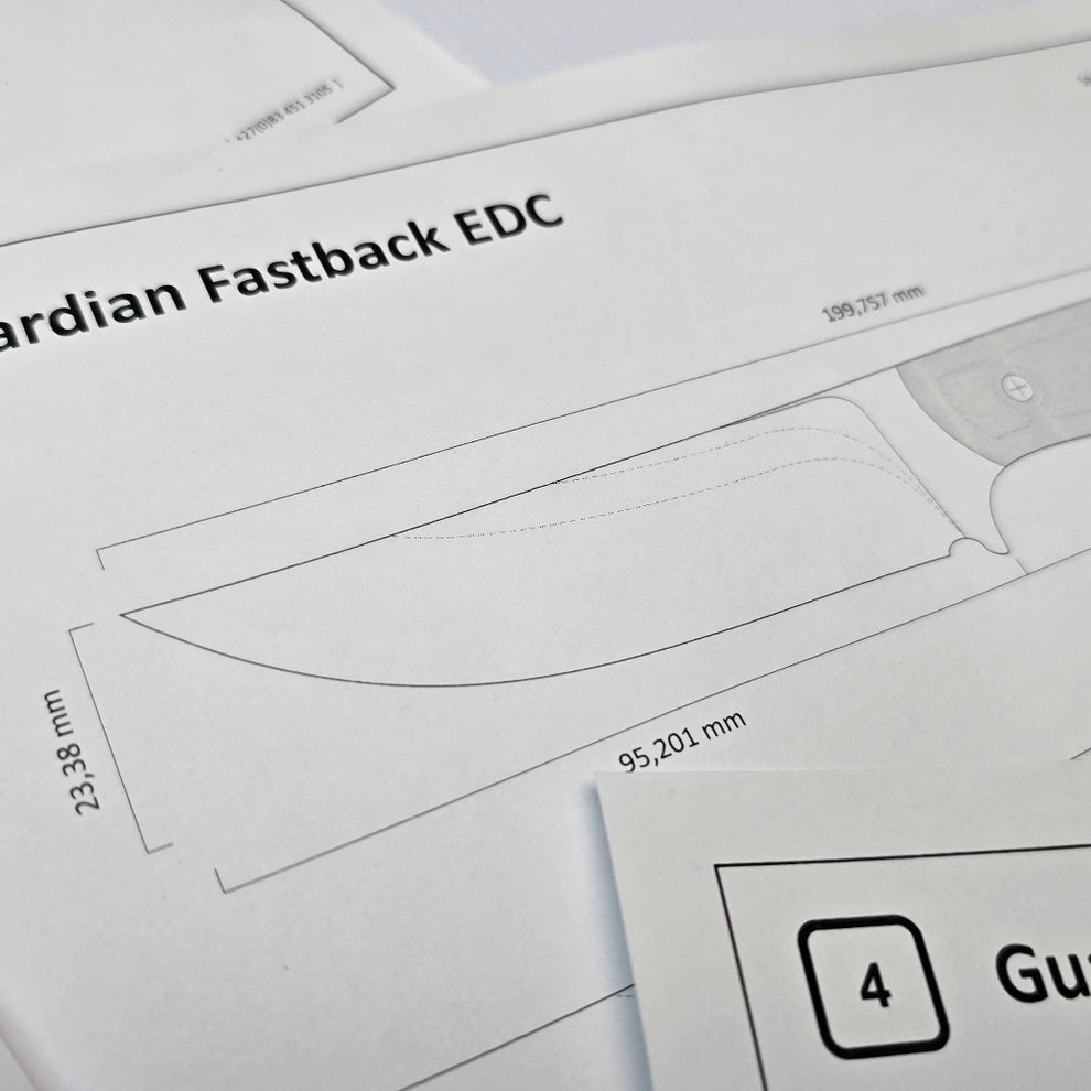 Guardian EDC Knife Design Bundle – Black Dragon Forge