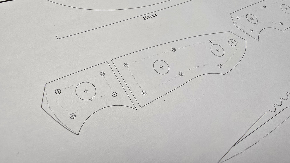 Recon Knife Template – Black Dragon Forge